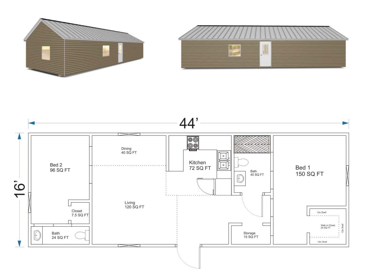 Tiny Home Floor Plan Gallery Robin Sheds