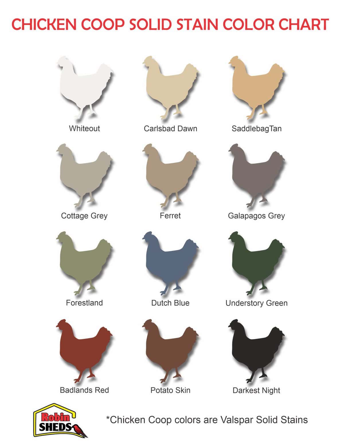 Chicken Coops - Robin Sheds